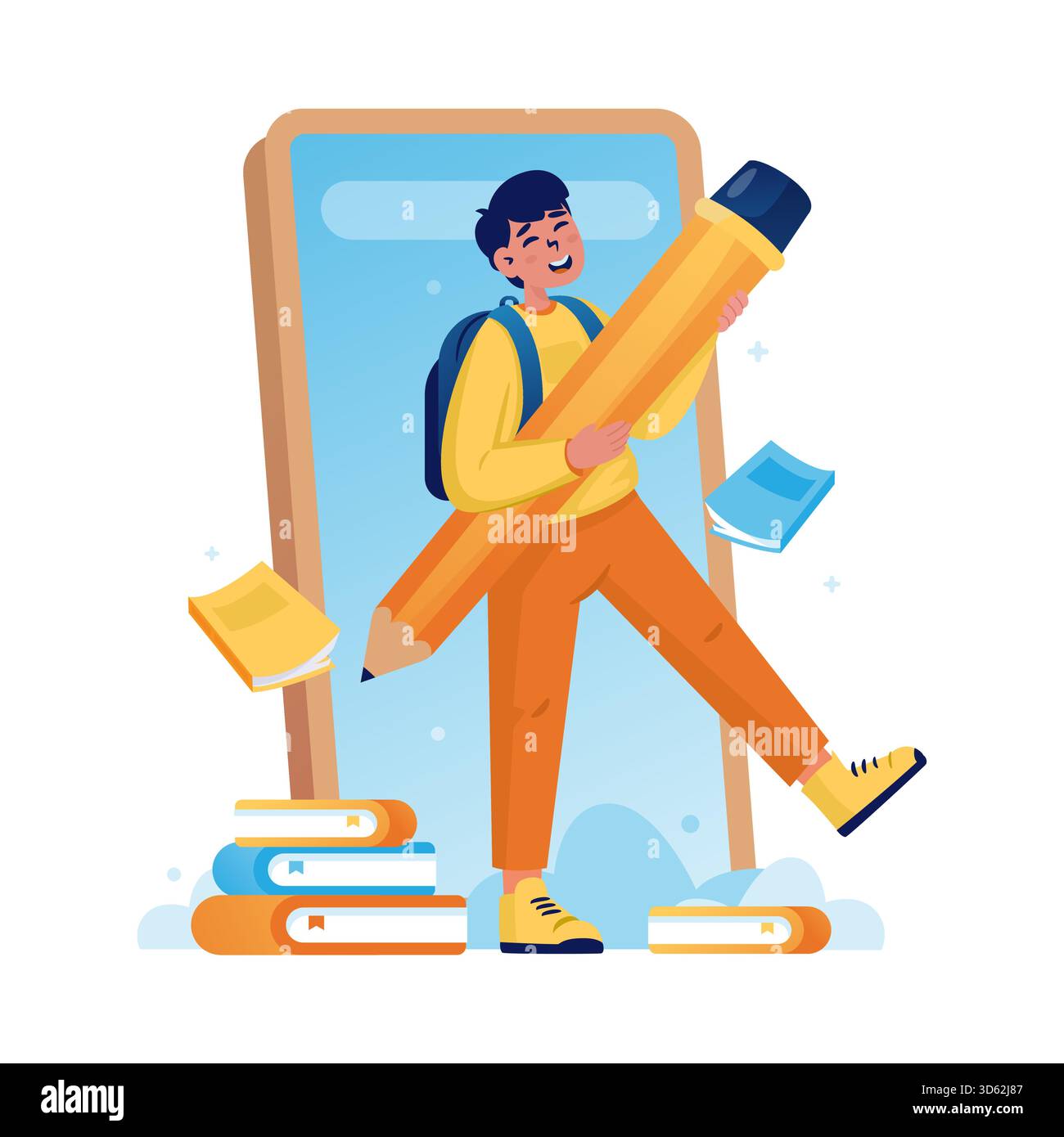 Learning gesture Cut Out Stock Images & Pictures - Alamy