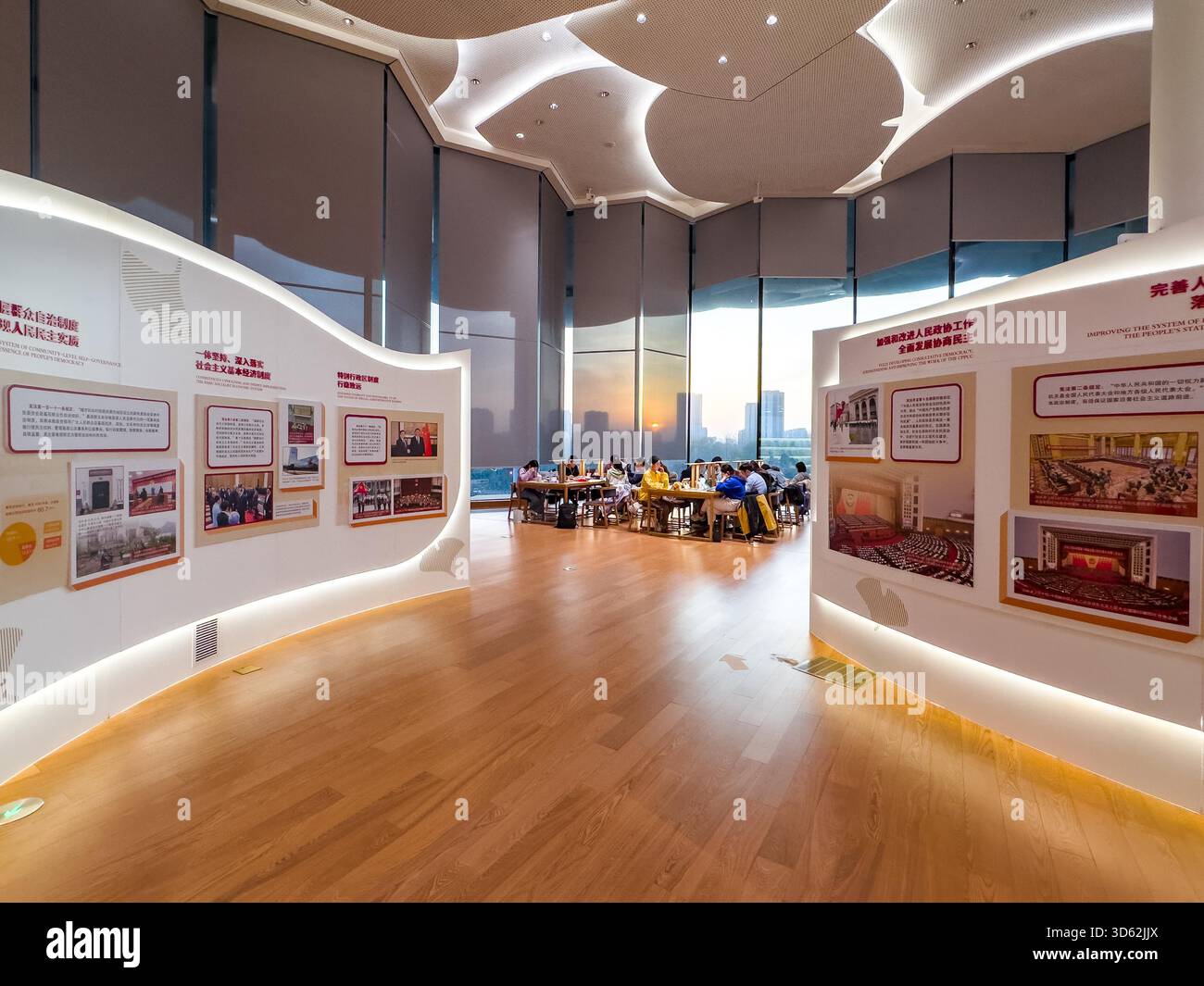 People read books at Beijing Library in Beijing, China, 15 November ...