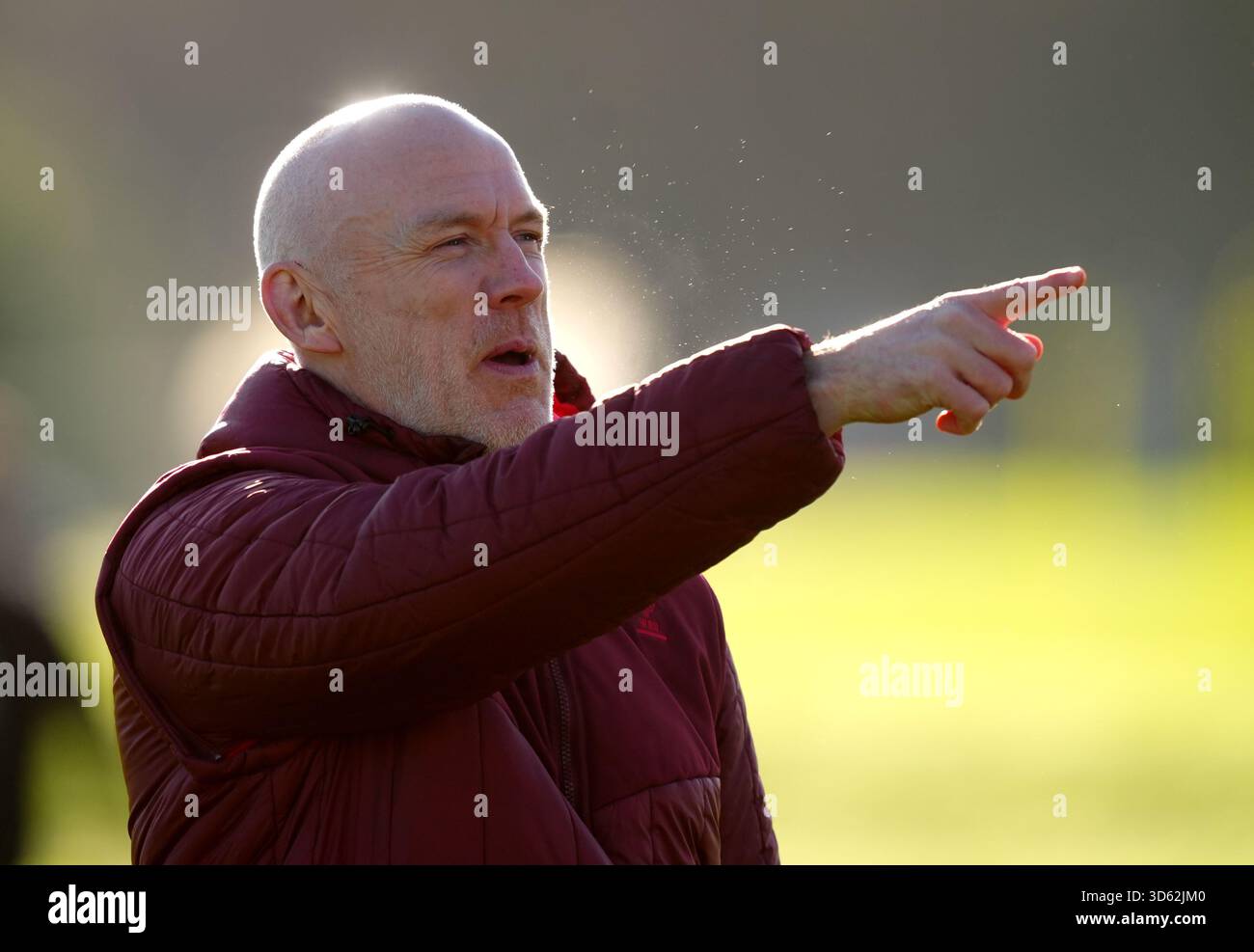 Wales head coach Steve Tandy during a training session at Vale Resort ...