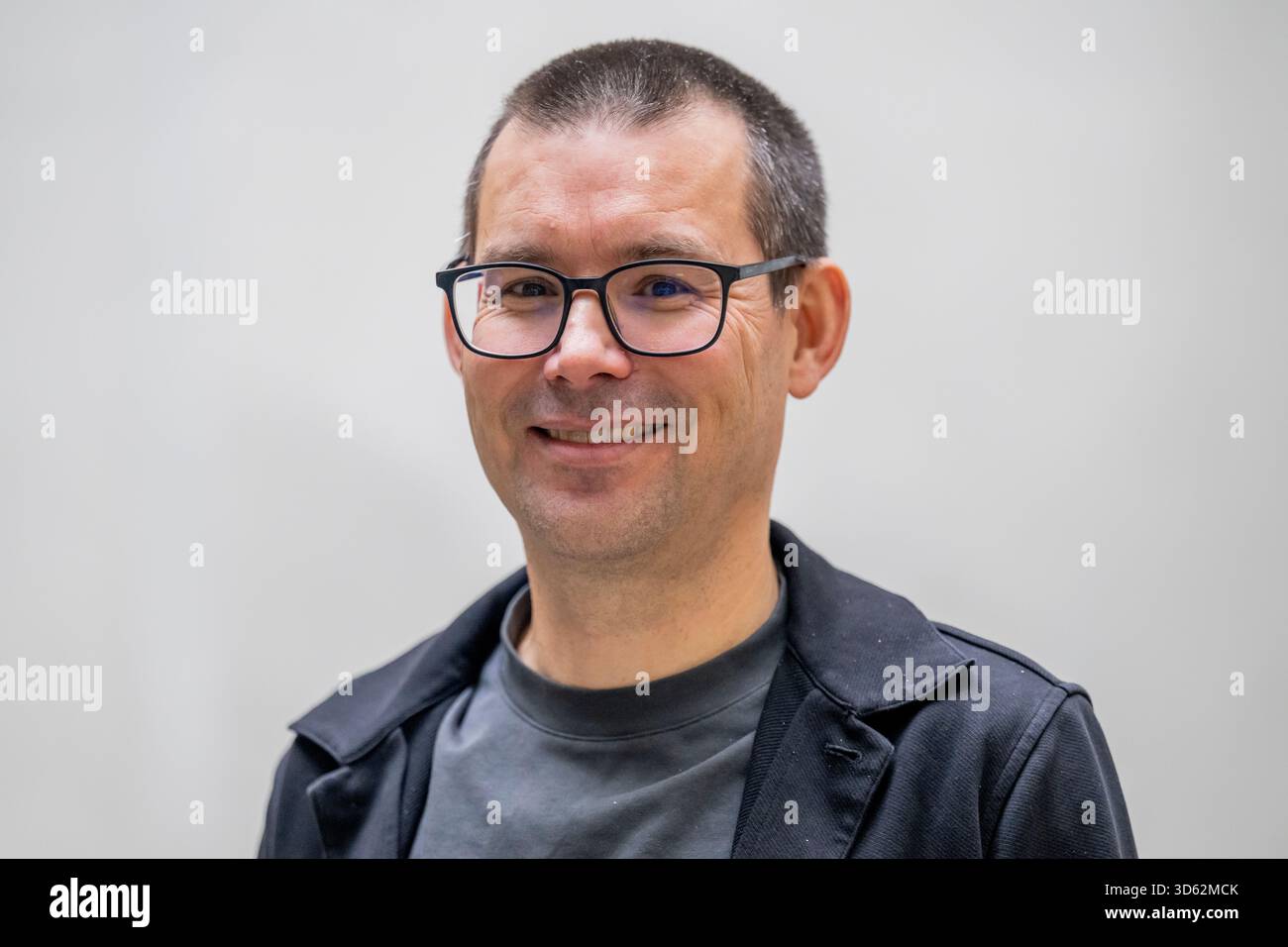 Architect Stepan Valouch poses on the occasion of the entry of the ...
