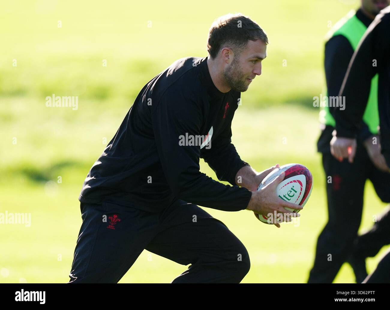 Wales' Max Llewellyn during a training session at Vale Resort, Hensol ...
