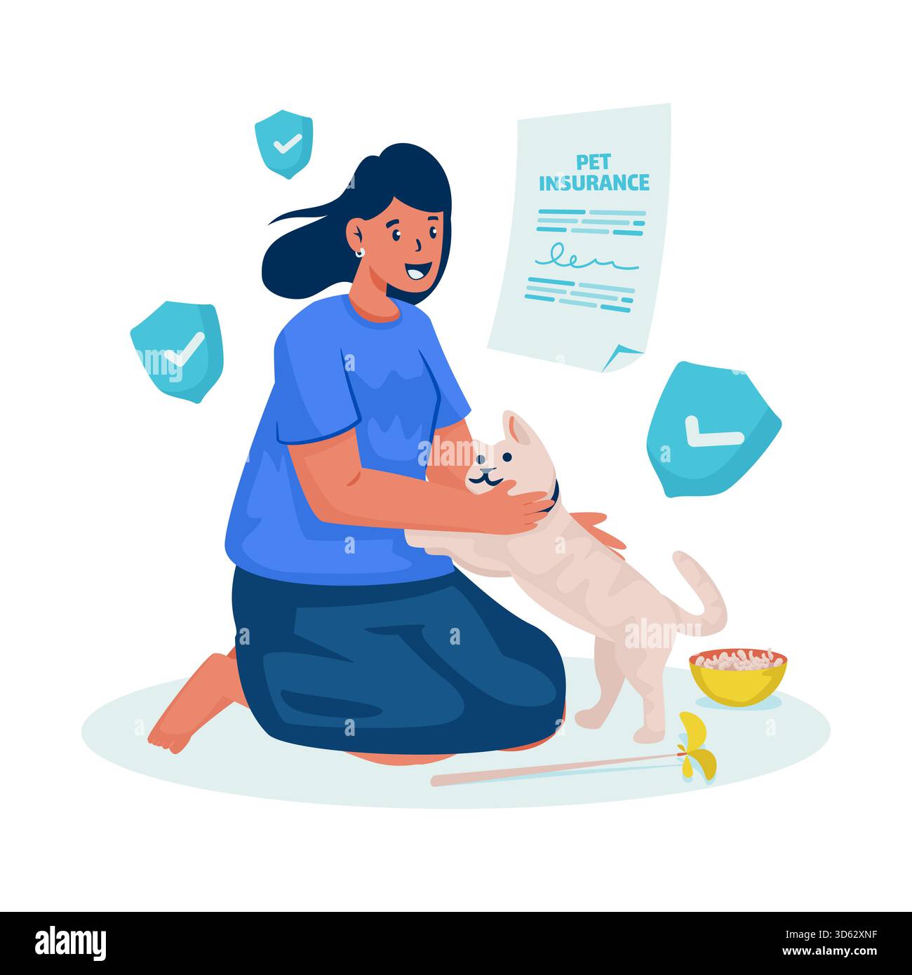 Pet agreement Stock Vector Images - Alamy