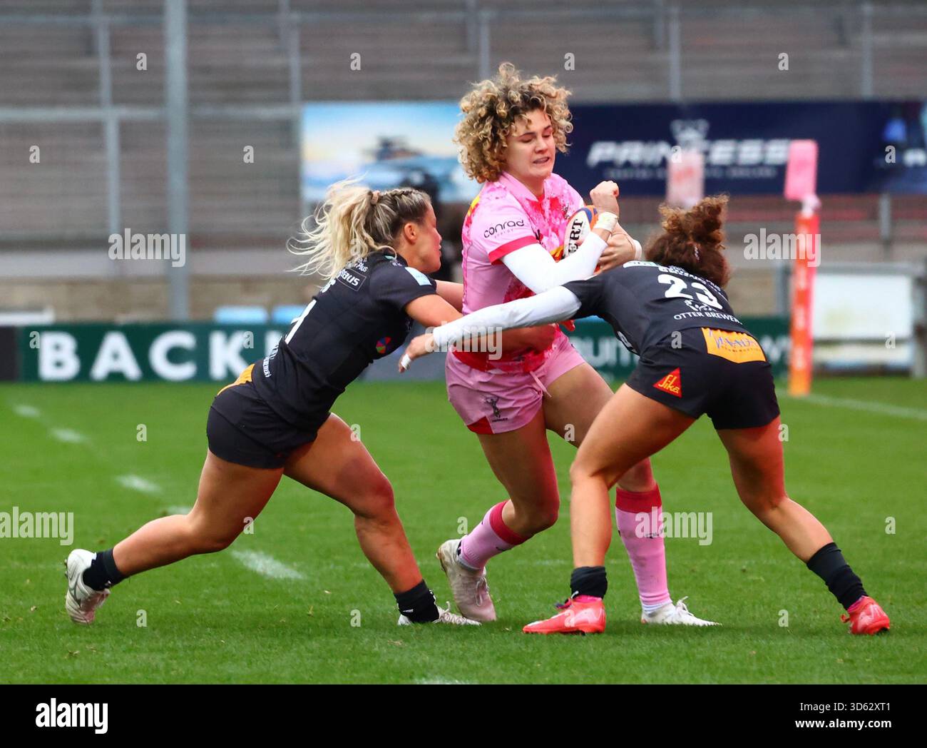 Exeter, Devon, UK. 16th November, 2025. PWR Premiership Women’s rugby ...