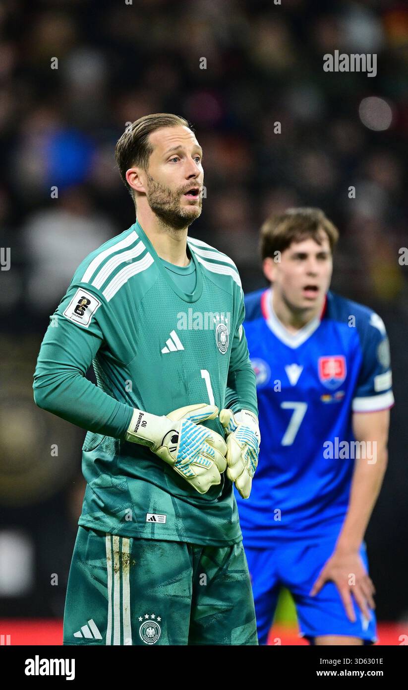 Goalkeeper Oliver Baumann (Germany) Leipzig, November 17, 2025, Soccer ...