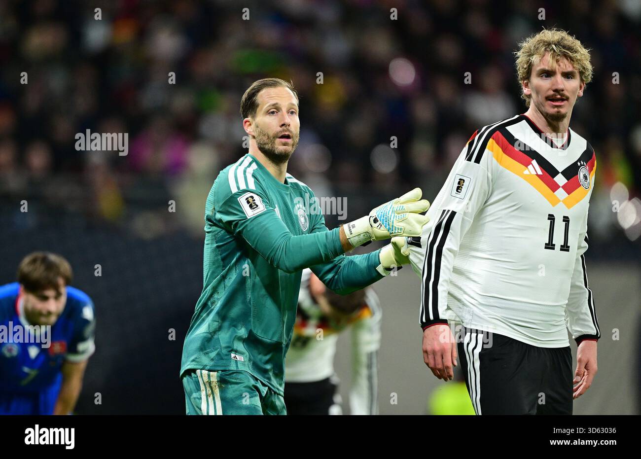 from left. goalkeeper Oliver Baumann (Germany), Nick Woltemade (Germany ...