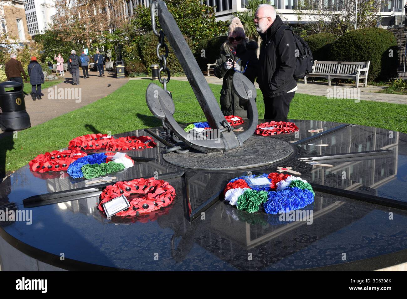 Falklands Memorial, Monument to those who died in the Falklands War ...