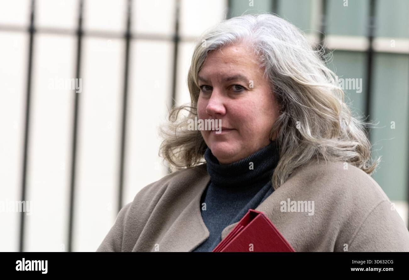 London UK 18 Nov 2025 Heidi Alexander, Transport Secretary, at a ...