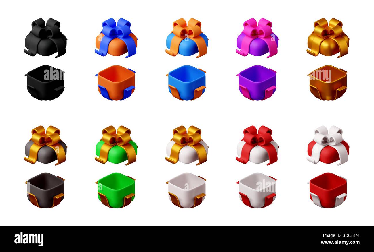 Decorative open gift box Stock Vector Images - Alamy