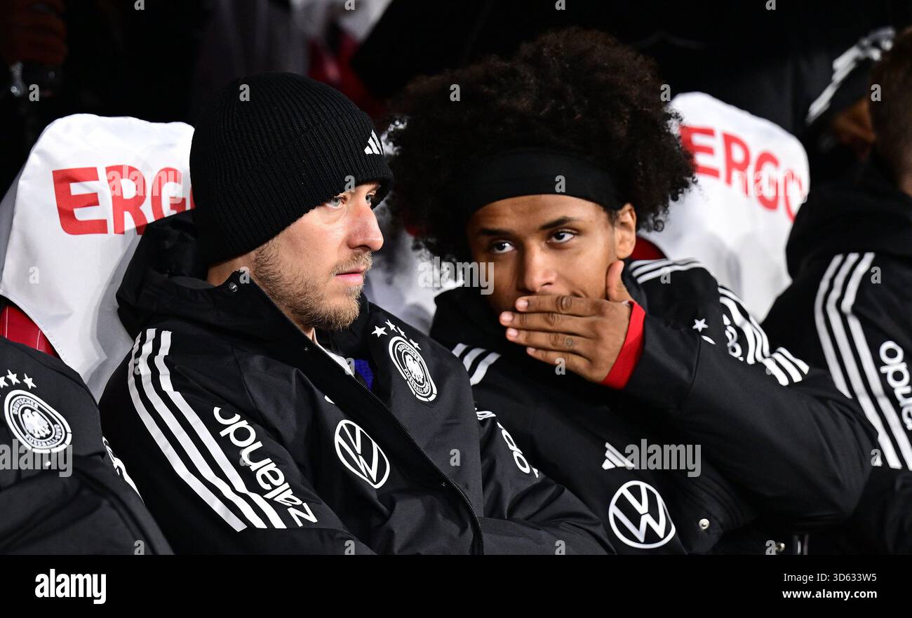 from left: Waldemar Anton, Karim-David Adeyemi (Germany) Leipzig ...