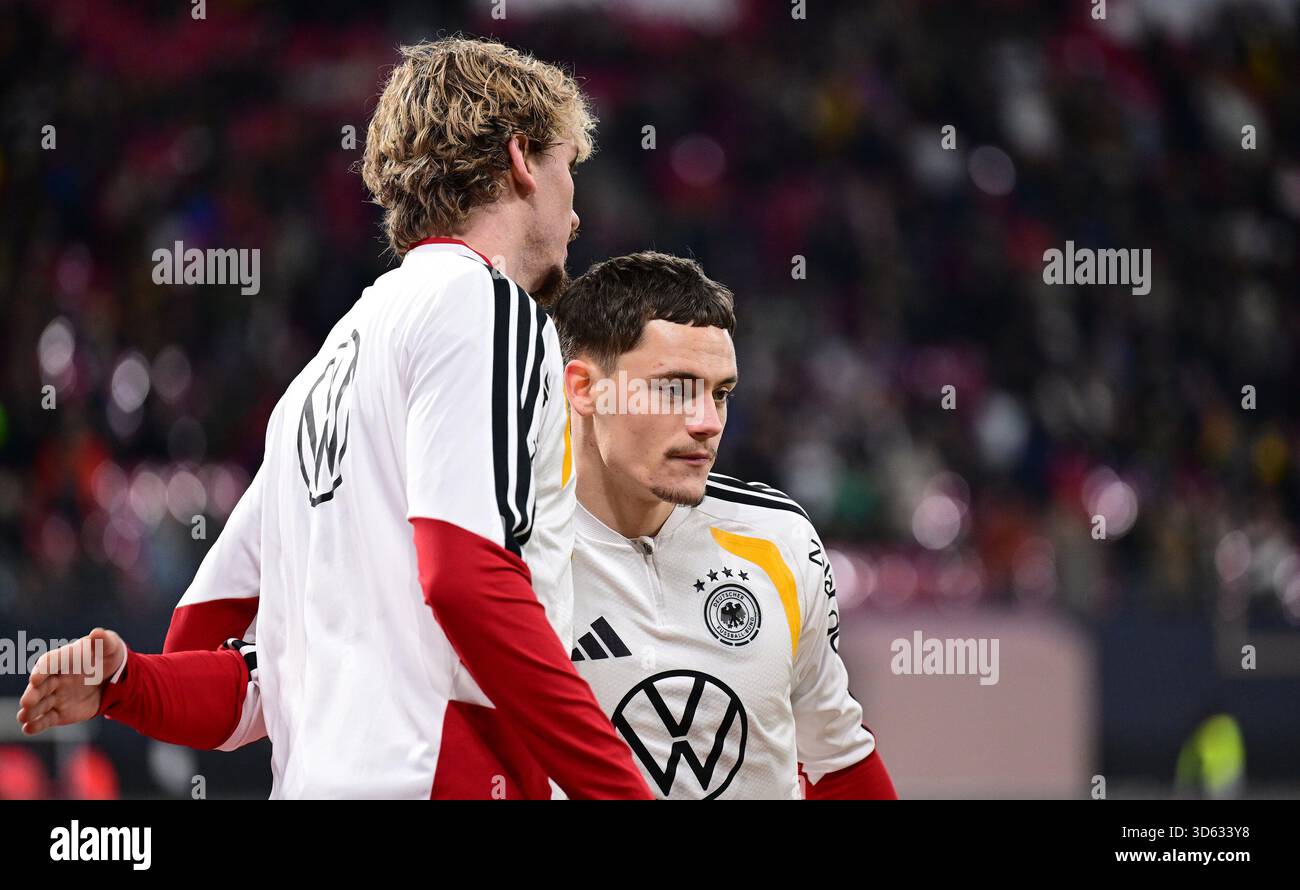 from left: Nick Woltemade, Florian Wirtz (Germany) Leipzig, November 17 ...
