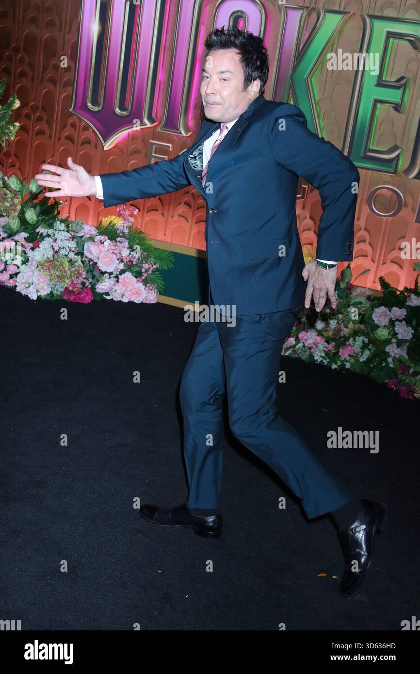 NEW YORK, NY - NOVEMBER 17: Jimmy Fallon at the "Wicked: For Good!" New ...