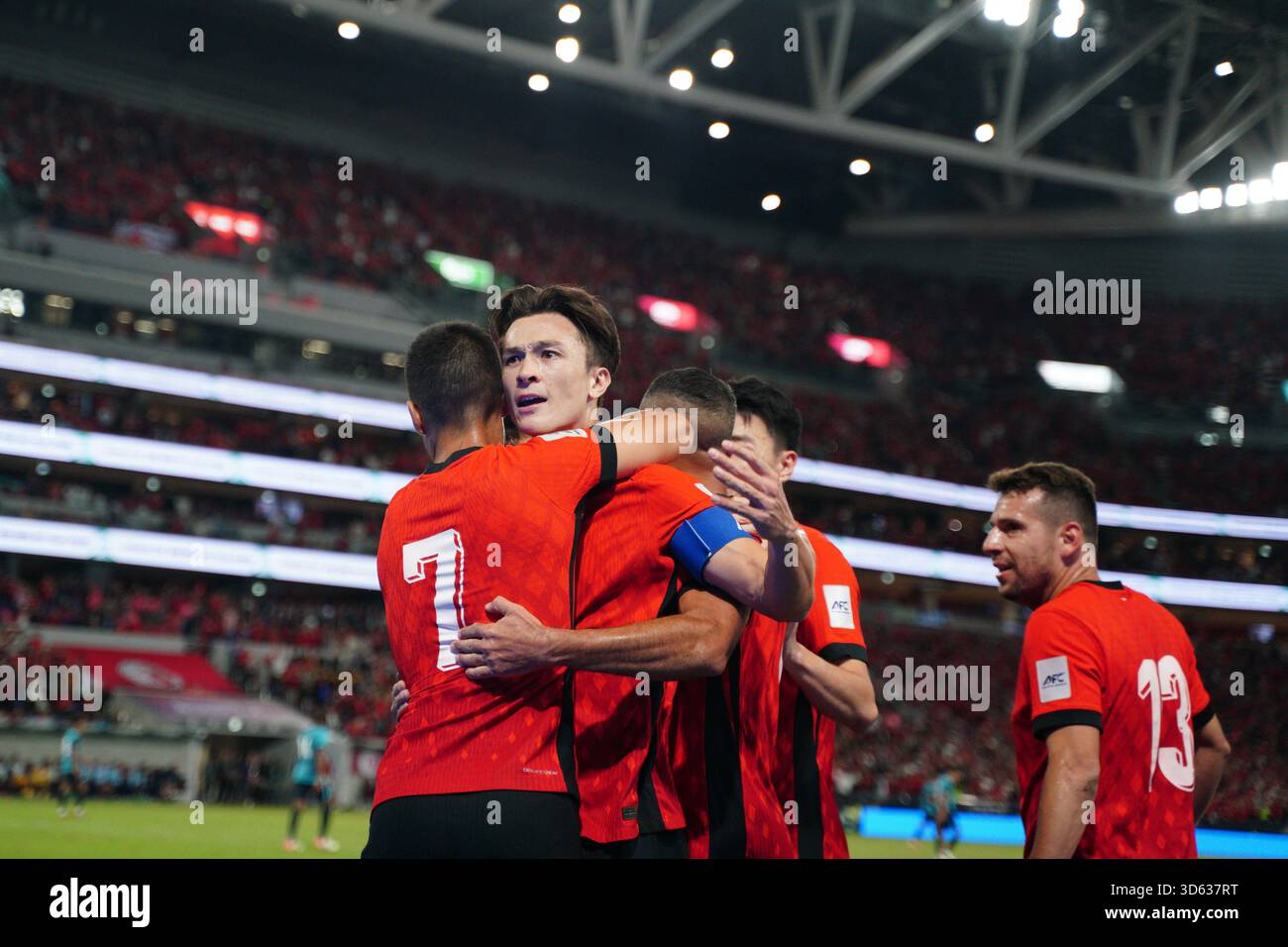 Hong Kong player Matthew Elliot Wing Kai Chin Orrand during the match ...