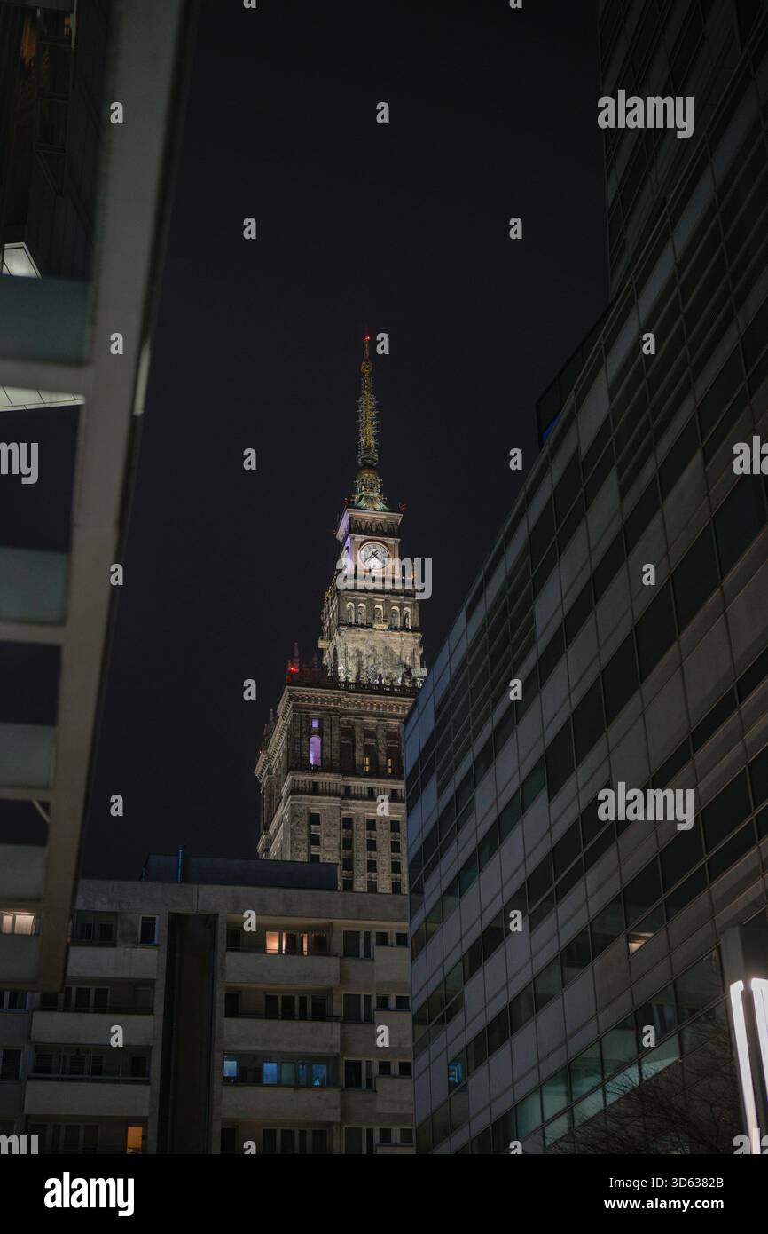 The Palace of Culture is seen in Warsaw, Poland on 16 November, 2025 ...
