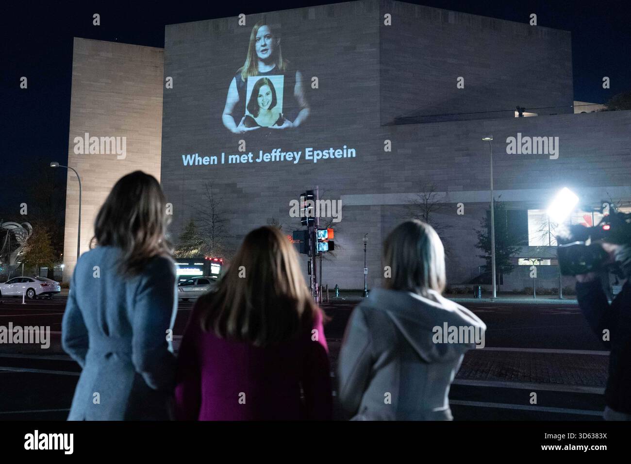 Annie Farmer, from left, Liz Stein and Danielle Bensky watch the ...