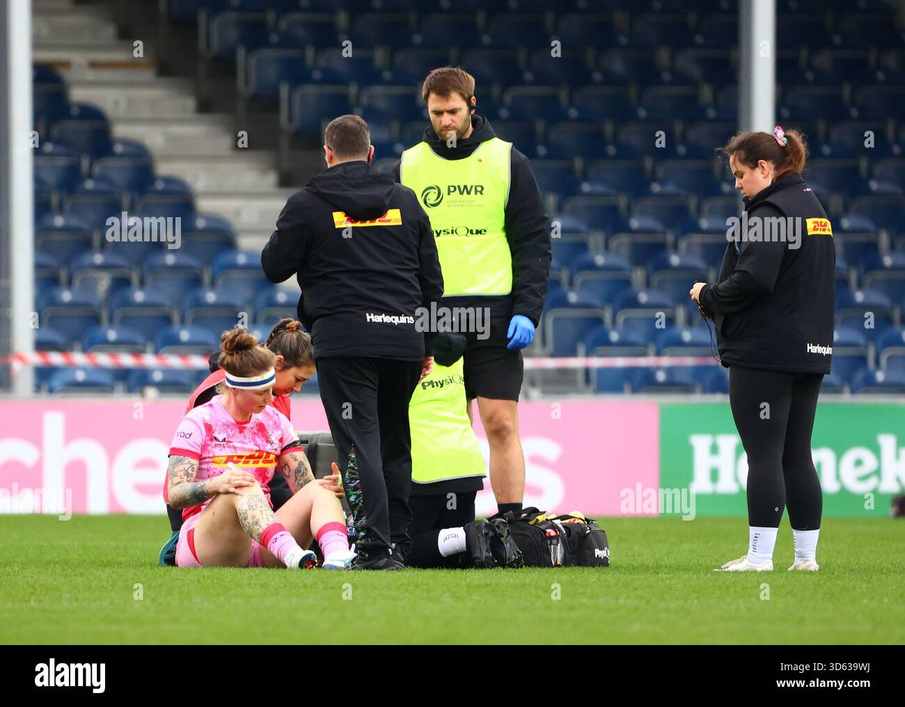 Exeter, Devon, UK. 16th November, 2025. PWR Premiership Women’s rugby ...