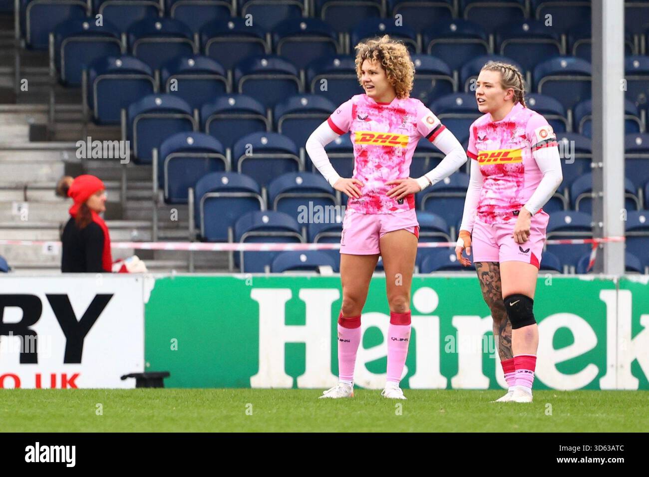 Exeter, Devon, UK. 16th November, 2025. PWR Premiership Women’s rugby ...