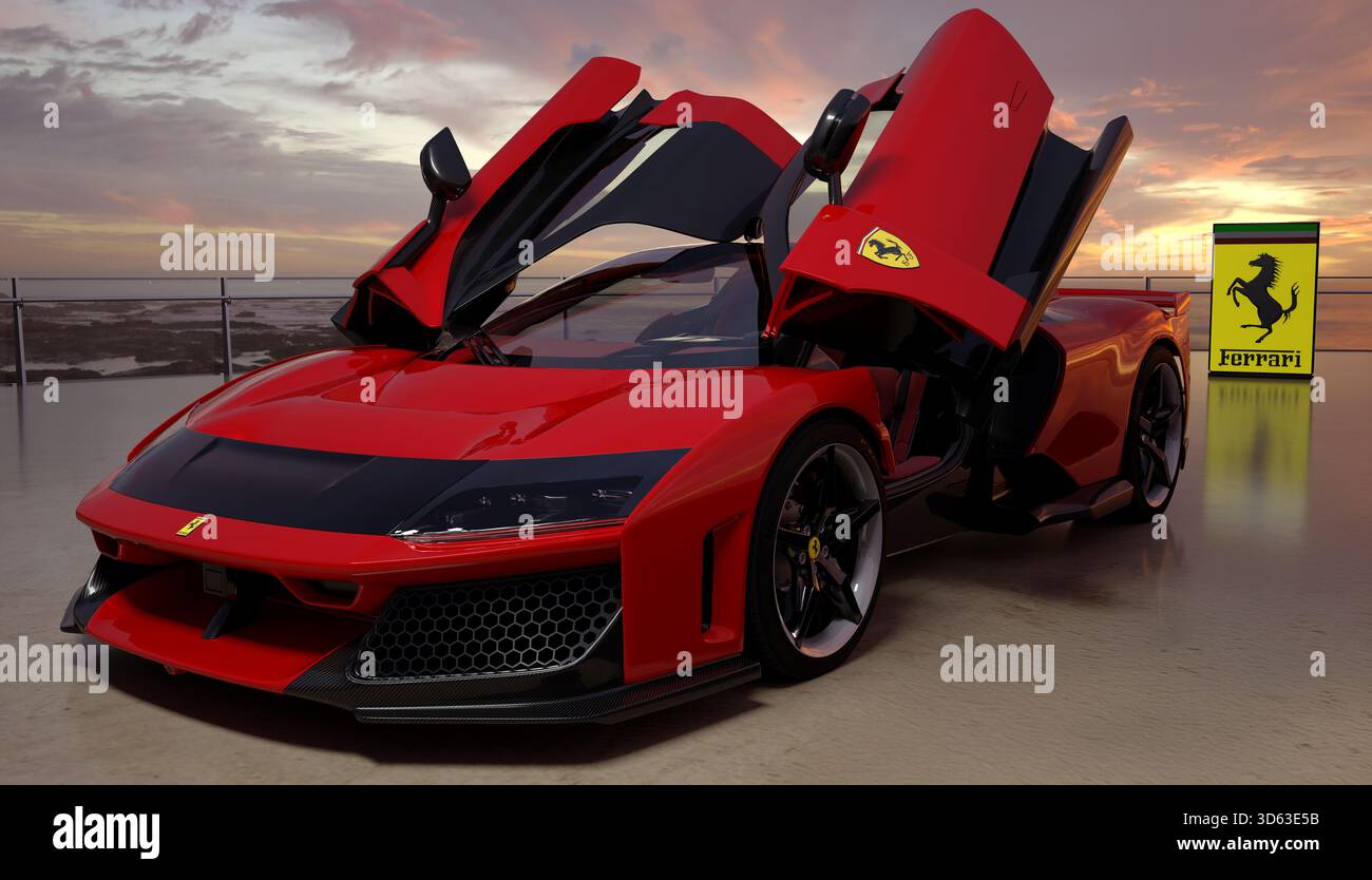 Ferrari F80 – simply the perfect supercar Stock Photo - Alamy