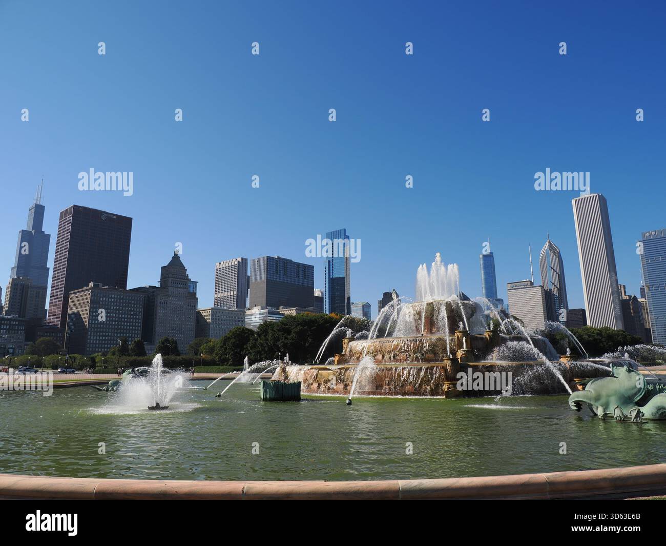 Chicago, USA - September 15 2025: A panoramic view of the majestic ...