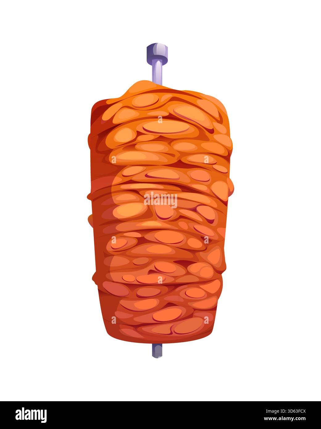 Cook slices chicken shawarma on hi-res stock photography and images - Alamy