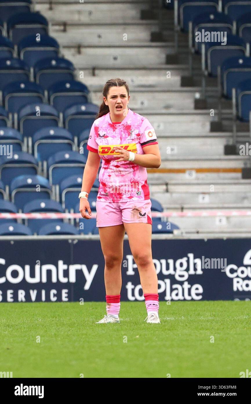 Exeter, Devon, UK. 16th November, 2025. PWR Premiership Women’s rugby ...