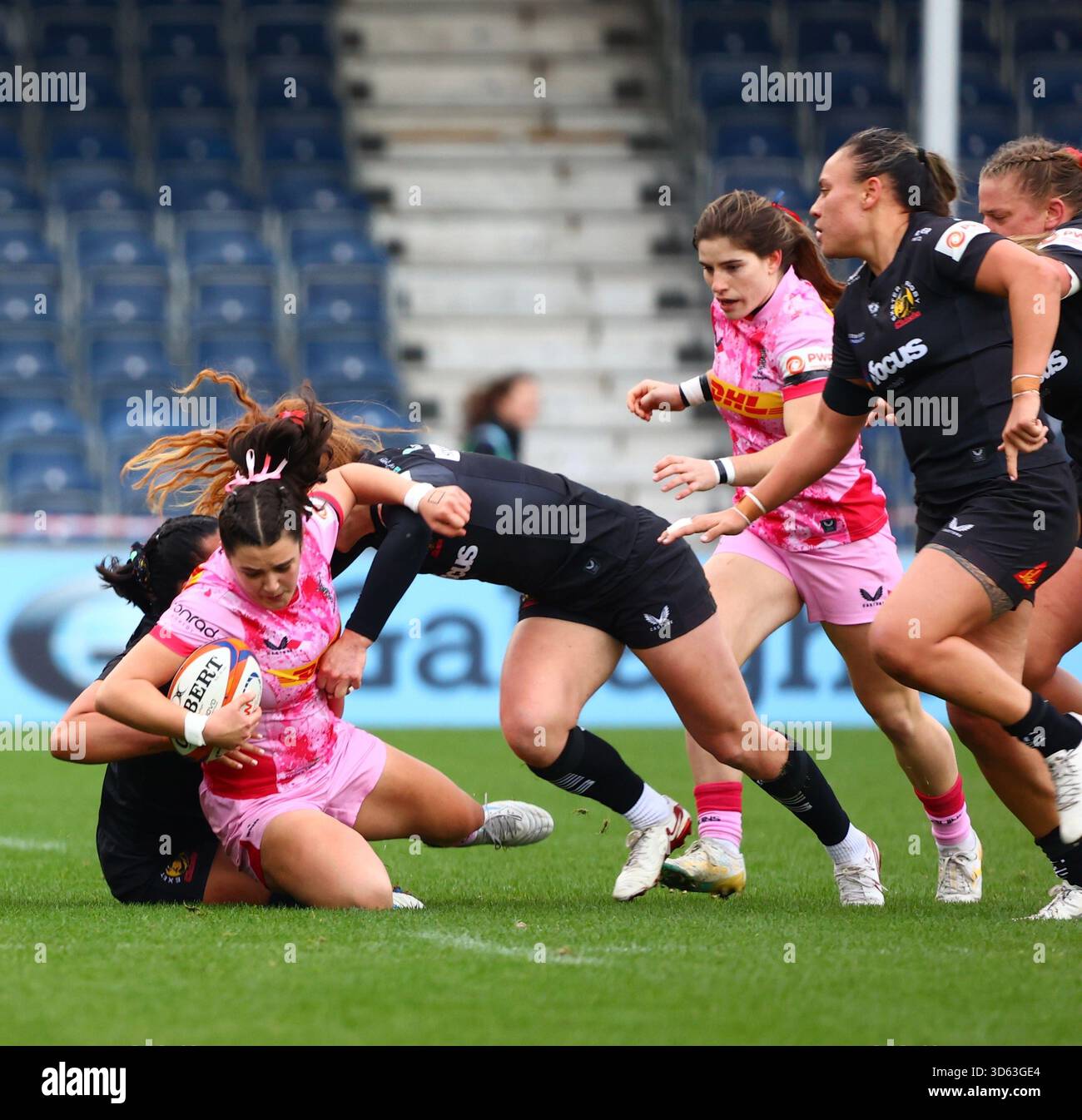 Exeter, Devon, UK. 16th November, 2025. PWR Premiership Women’s rugby ...