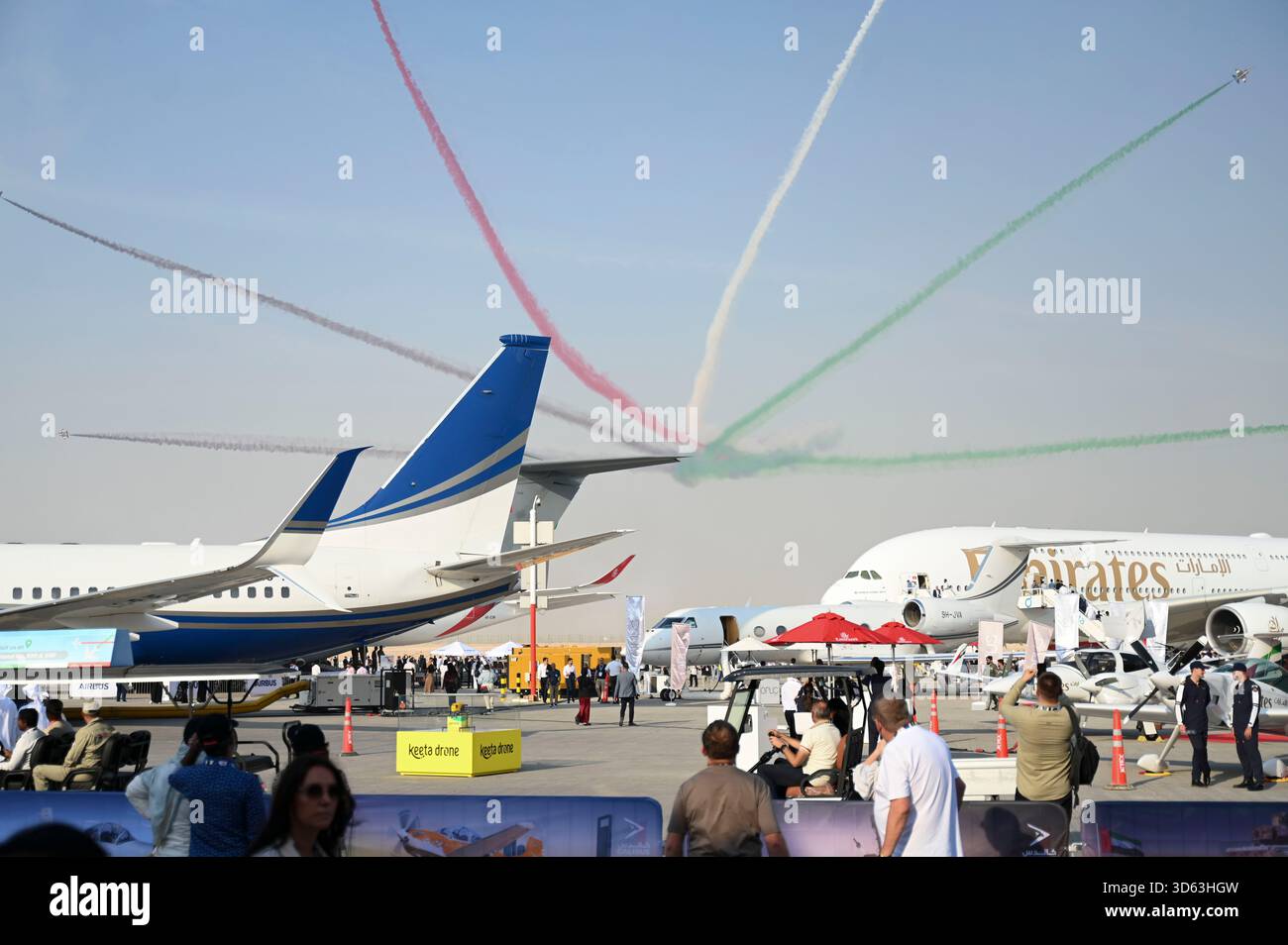18 November 2025, United Arab Emirates, Dubai: View of the national ...