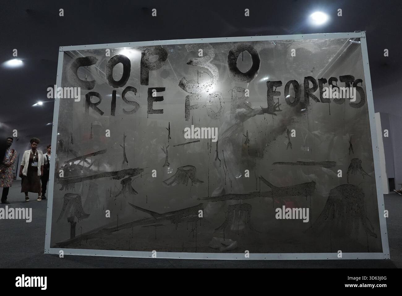 MUNDANO, a Brazilian artist, uses ashes collected from wildfires as he ...