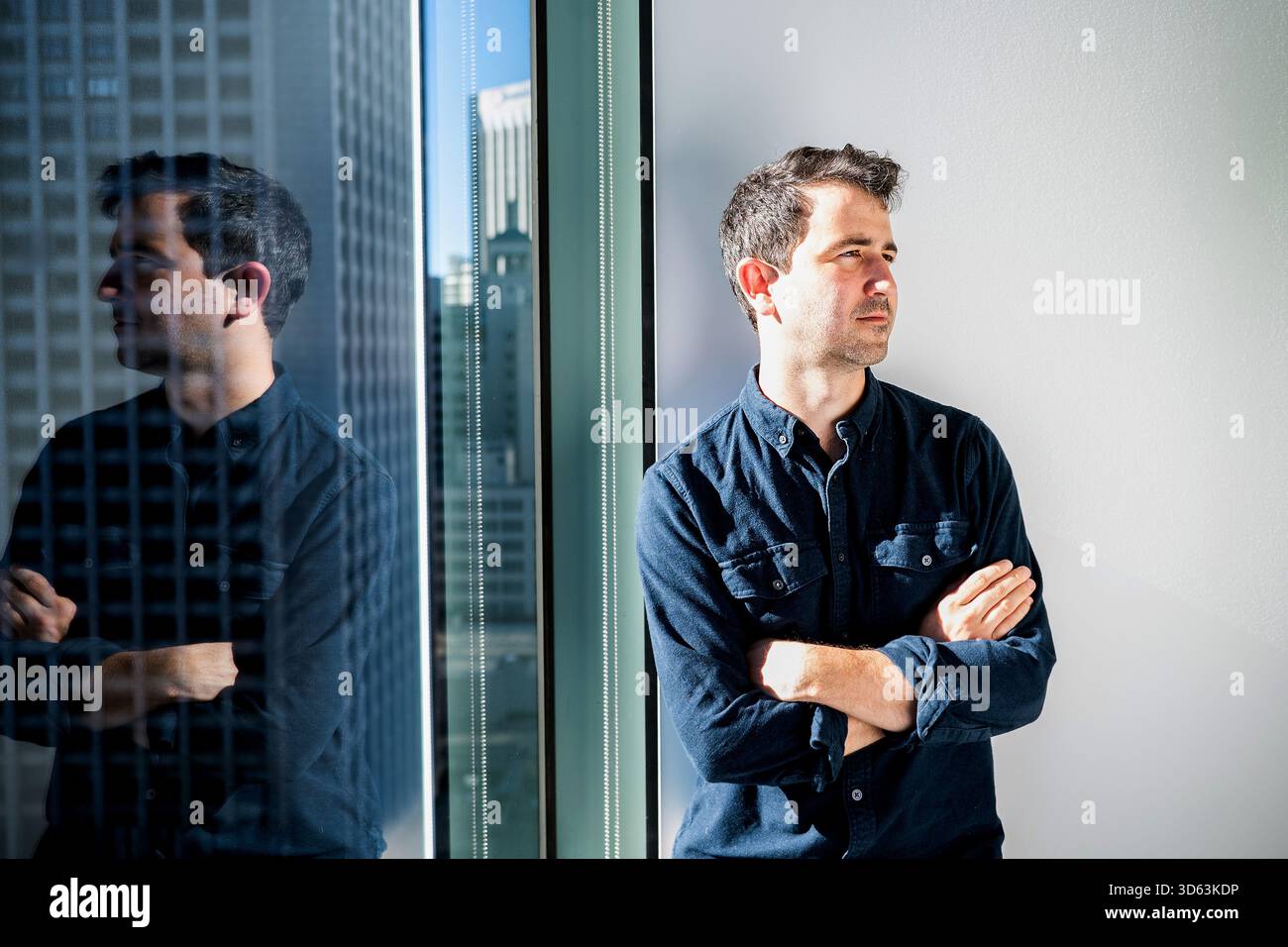 Open Philanthropy CEO Alexander Berger stands for a portrait on Monday ...