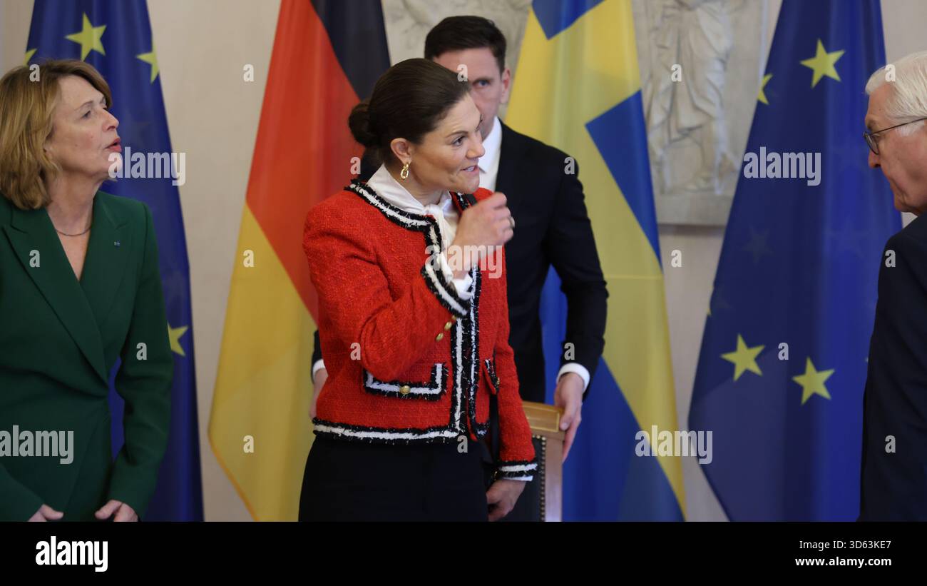 Berlin, Germany, 18th Nov. 2025. Crown Princess Victoria of Sweden ...