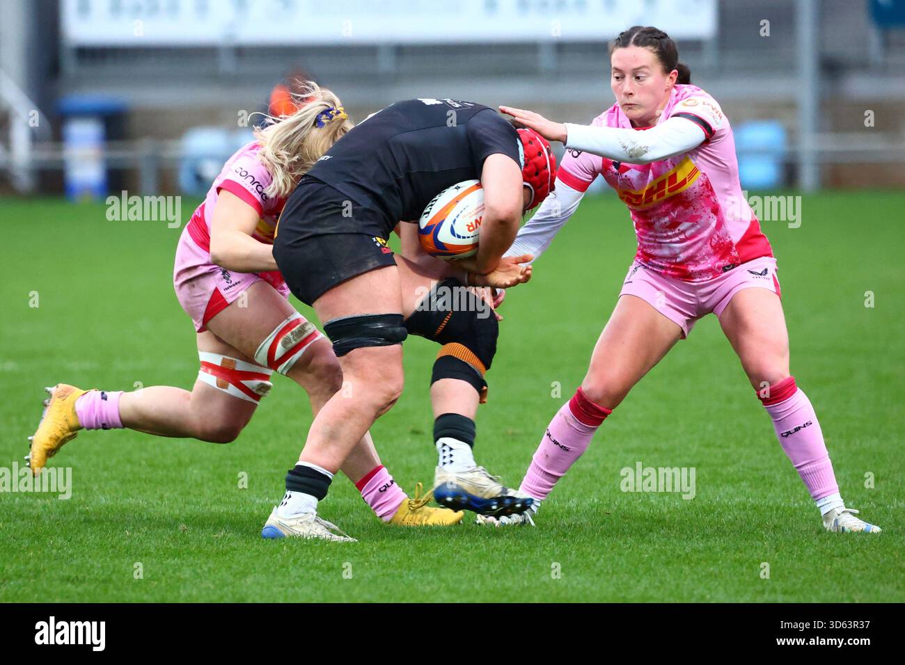 Exeter, Devon, UK. 16th November, 2025. PWR Premiership Women’s rugby ...