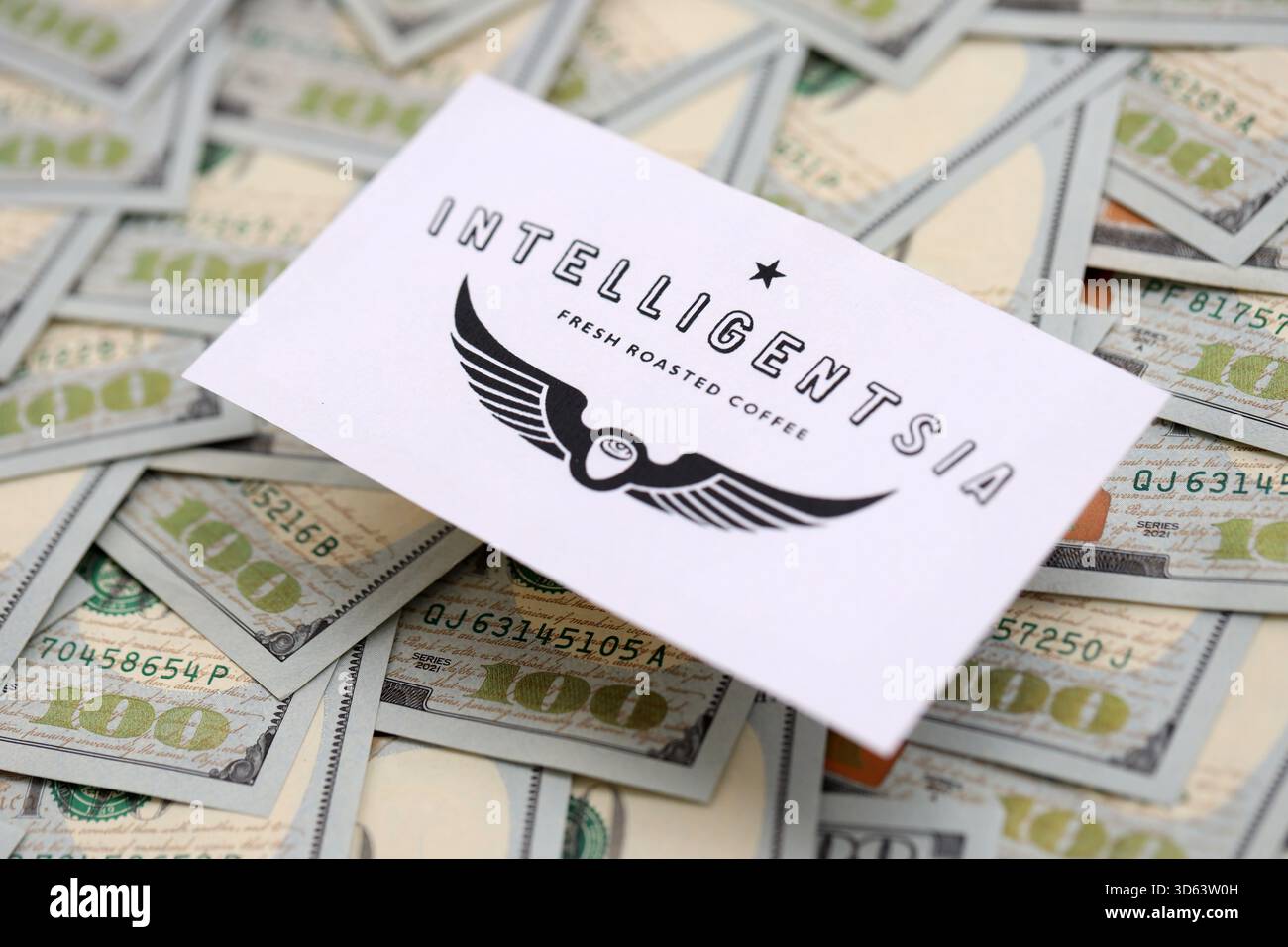 KYIV, UKRAINE - OCTOBER 5, 2025 Intelligentsia coffee brand logo on ...