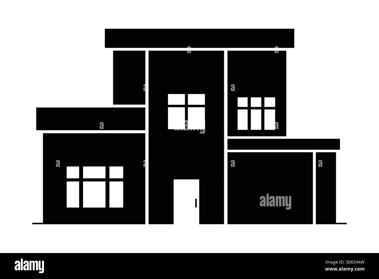 Contemporary hospital architecture Stock Vector Images - Alamy