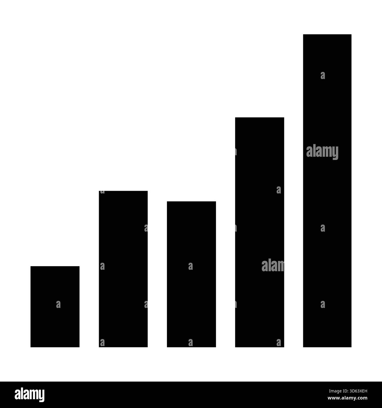Growing graph analysis information Cut Out Stock Images & Pictures - Alamy