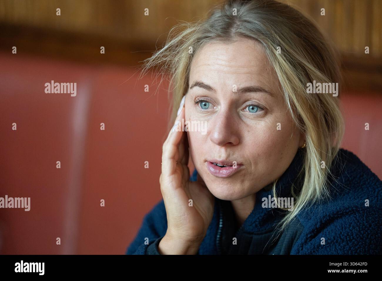Oslo 20251118. Press meeting with Tiril Eckhoff in connection with the ...