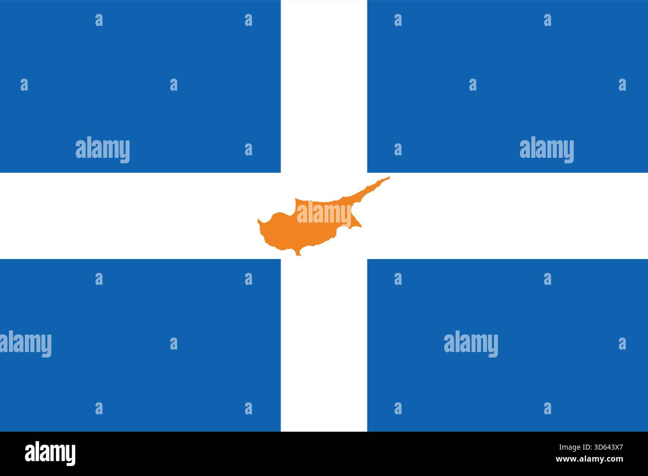 Semaia tes Kyprou – Cultural Flag of Cyprus, High Resolution, Public ...
