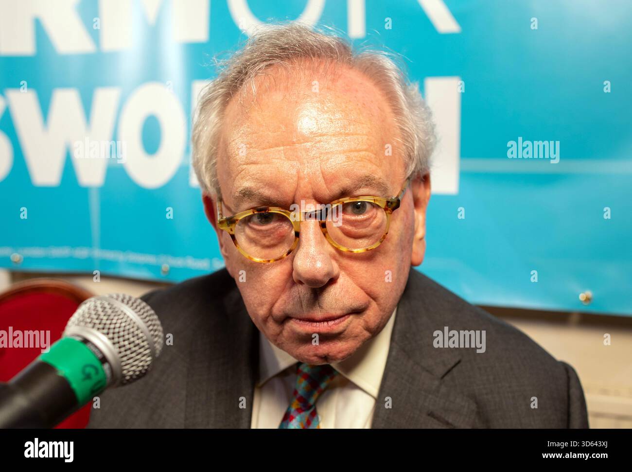 Sir David Starkey Question Time London Stock Photo - Alamy