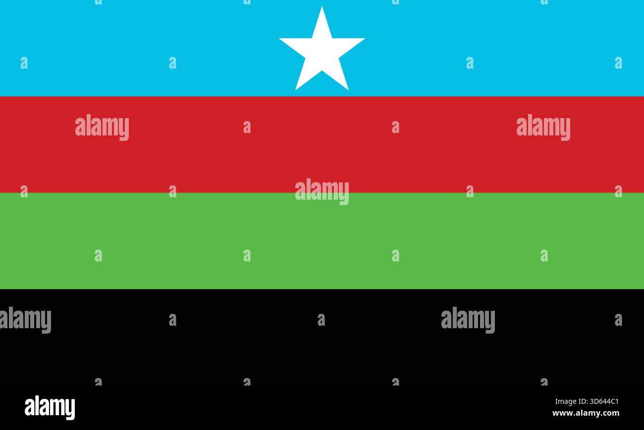 Flag of the Somali Bantu Liberation Movement – Political Banner, Ethnic ...