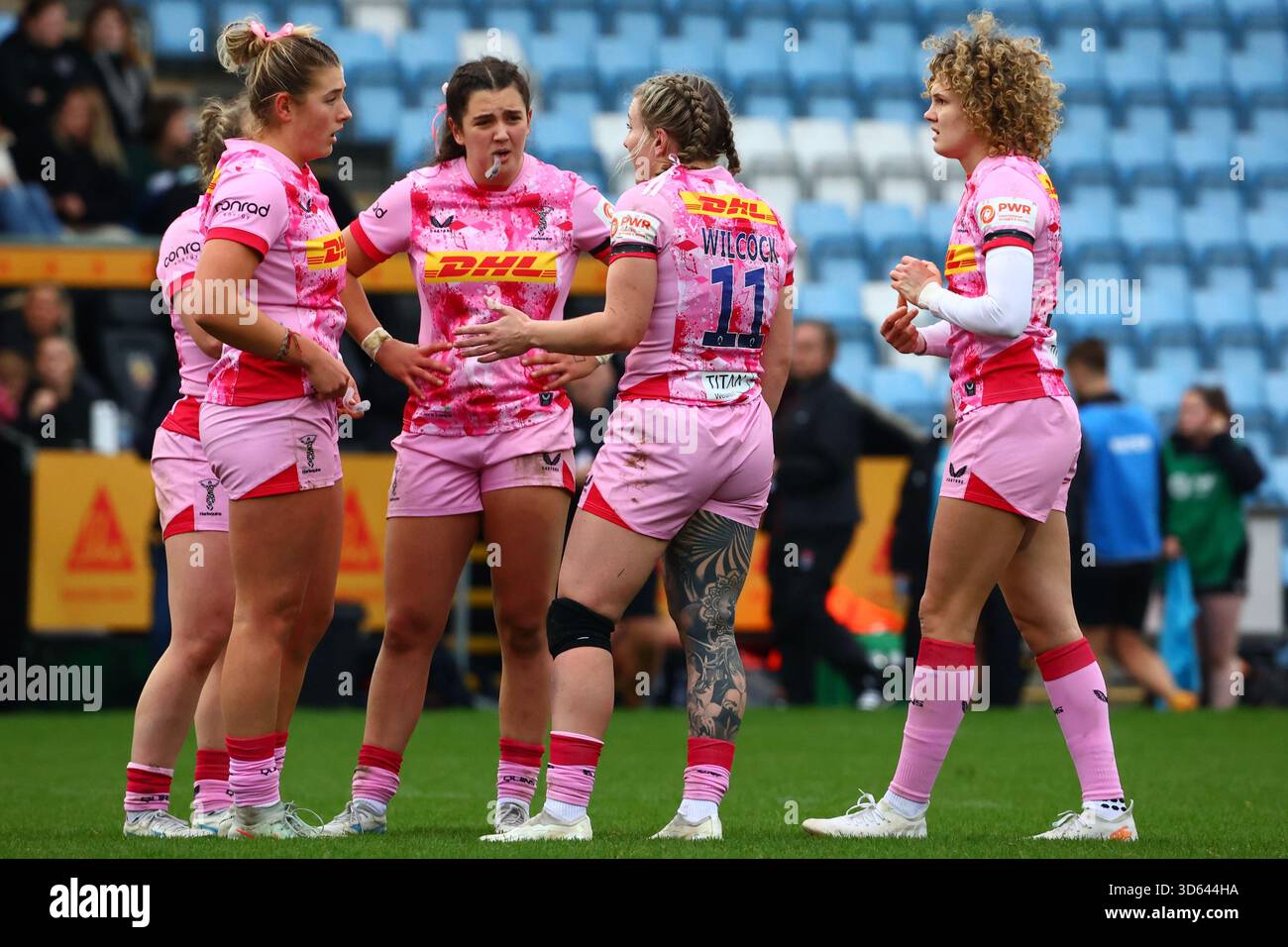 Exeter, Devon, UK. 16th November, 2025. PWR Premiership Women’s rugby ...