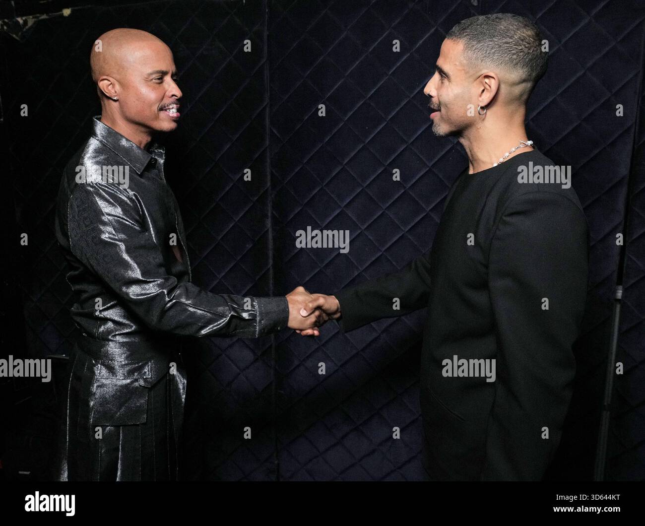 (L-R) Presenter Jamal Sims and Jay Revell, winner of Outstanding ...