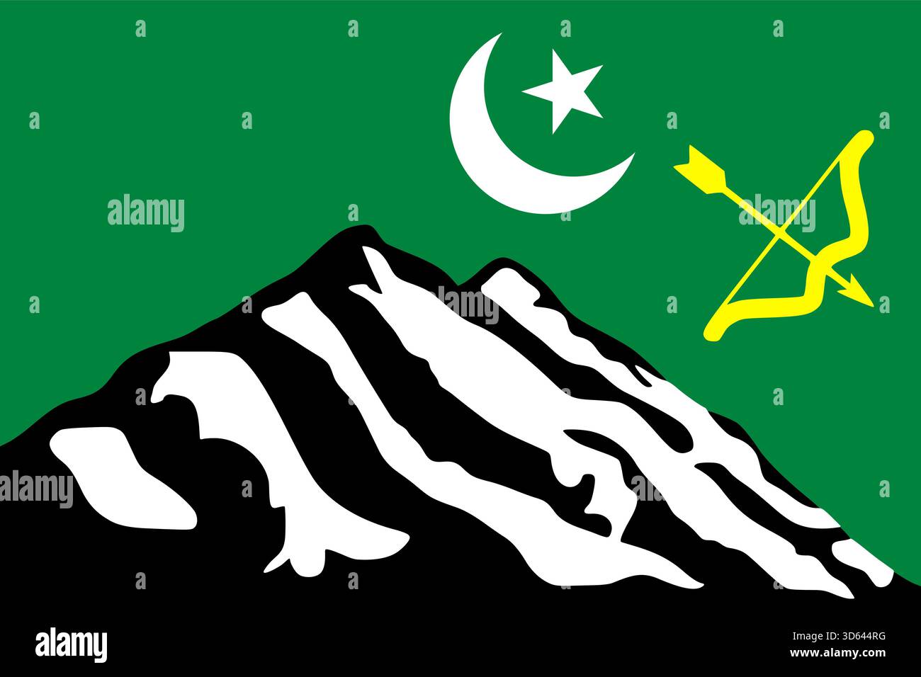 Northern pakistan regional flag hi-res stock photography and images - Alamy