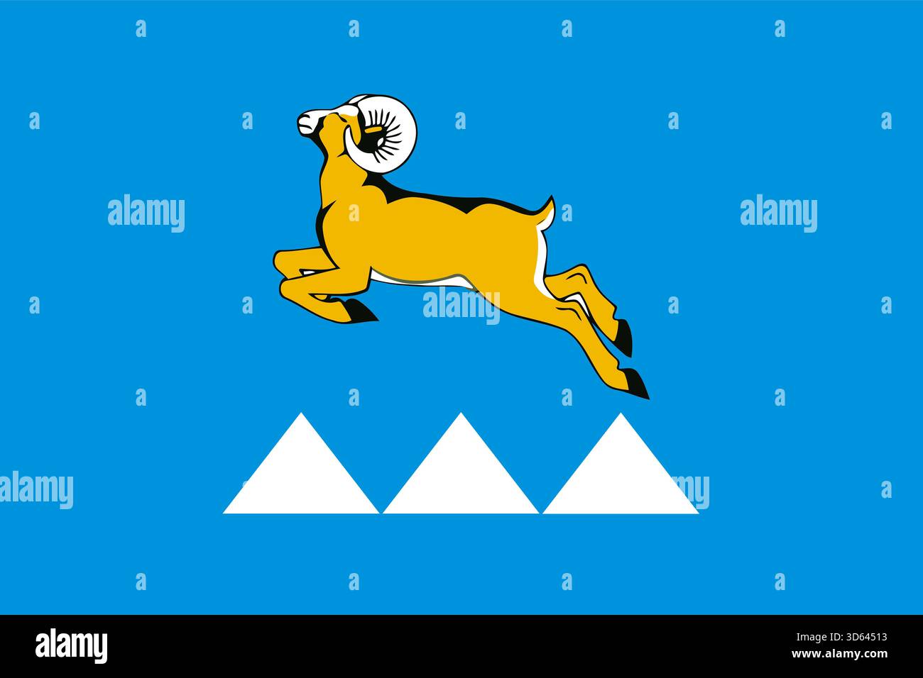 Siberia indigenous flag hi-res stock photography and images - Alamy