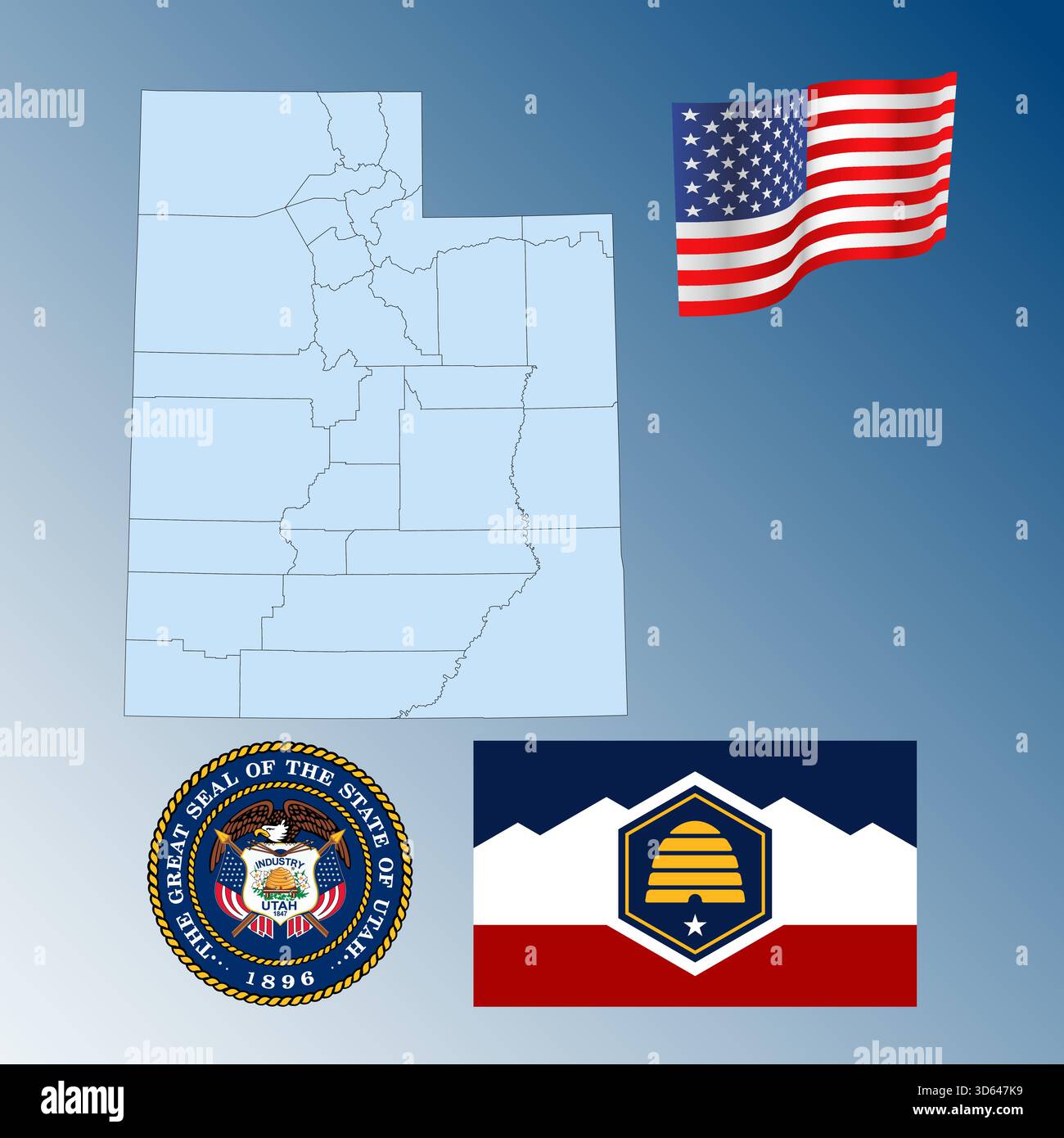 Salt lake city history Stock Vector Images - Alamy