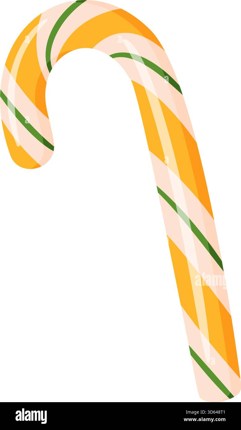 Candy cane decor element Stock Vector Images - Alamy