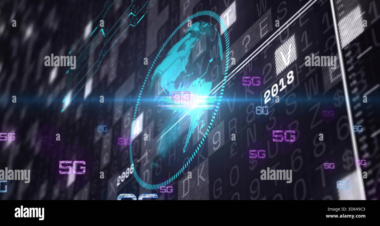 Digital globe 5g technology symbols hi-res stock photography and images ...