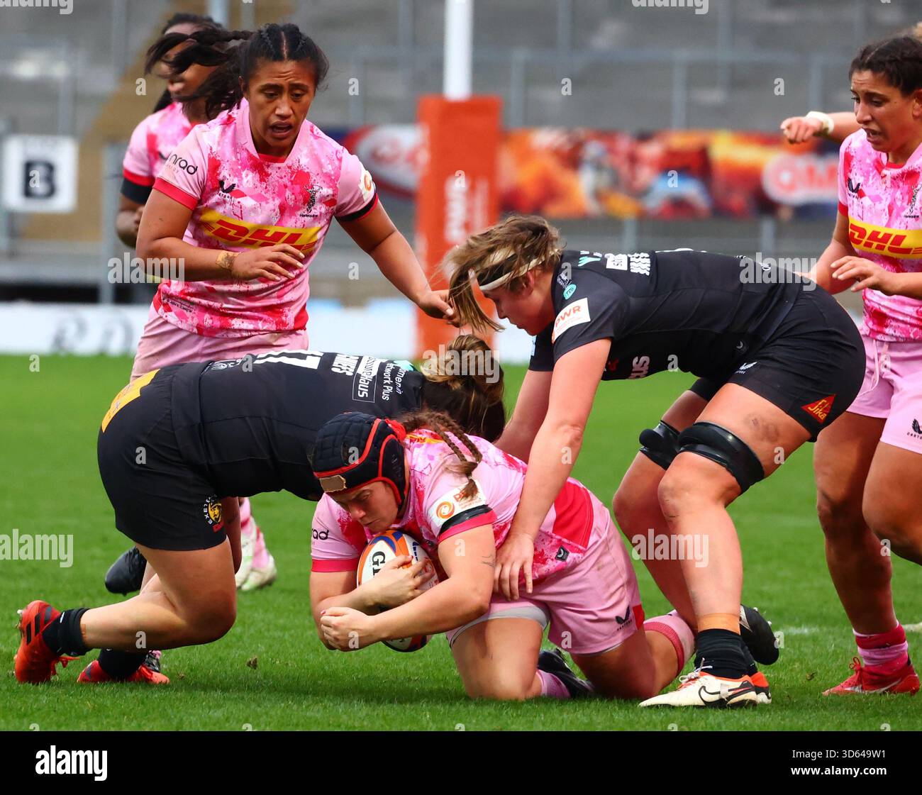 Exeter, Devon, UK. 16th November, 2025. PWR Premiership Women’s rugby ...