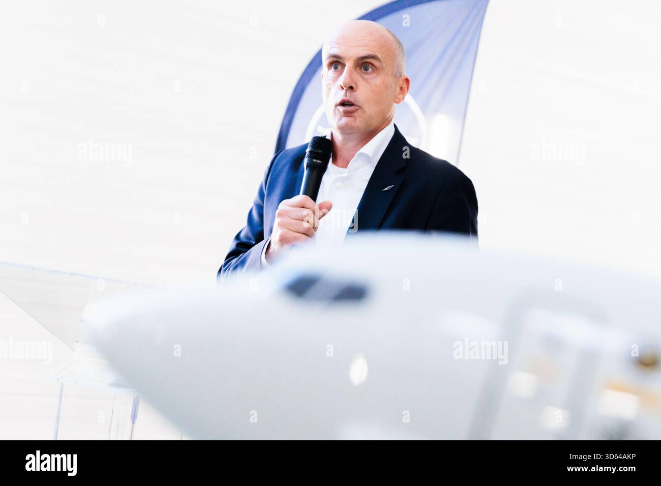 18 November 2025, Berlin: Matthias Spohr, CEO Lufthansa Aviation ...