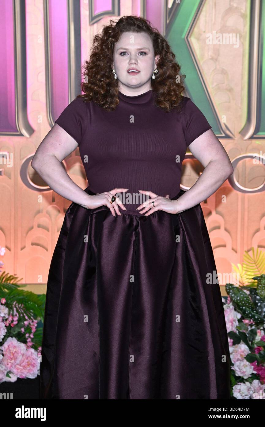 Bronwyn James walking the red carpet at 'Wicked: For Good!' New York ...