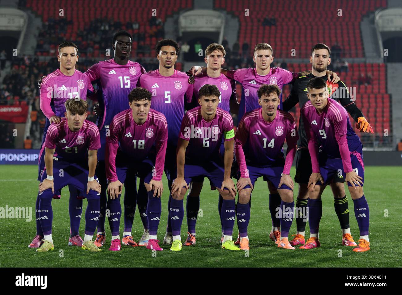 18 November 2025, Georgia, Tiflis: Soccer, U21 Men: European ...