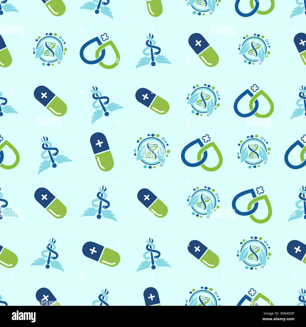 Medical background dna minimal Stock Vector Images - Alamy