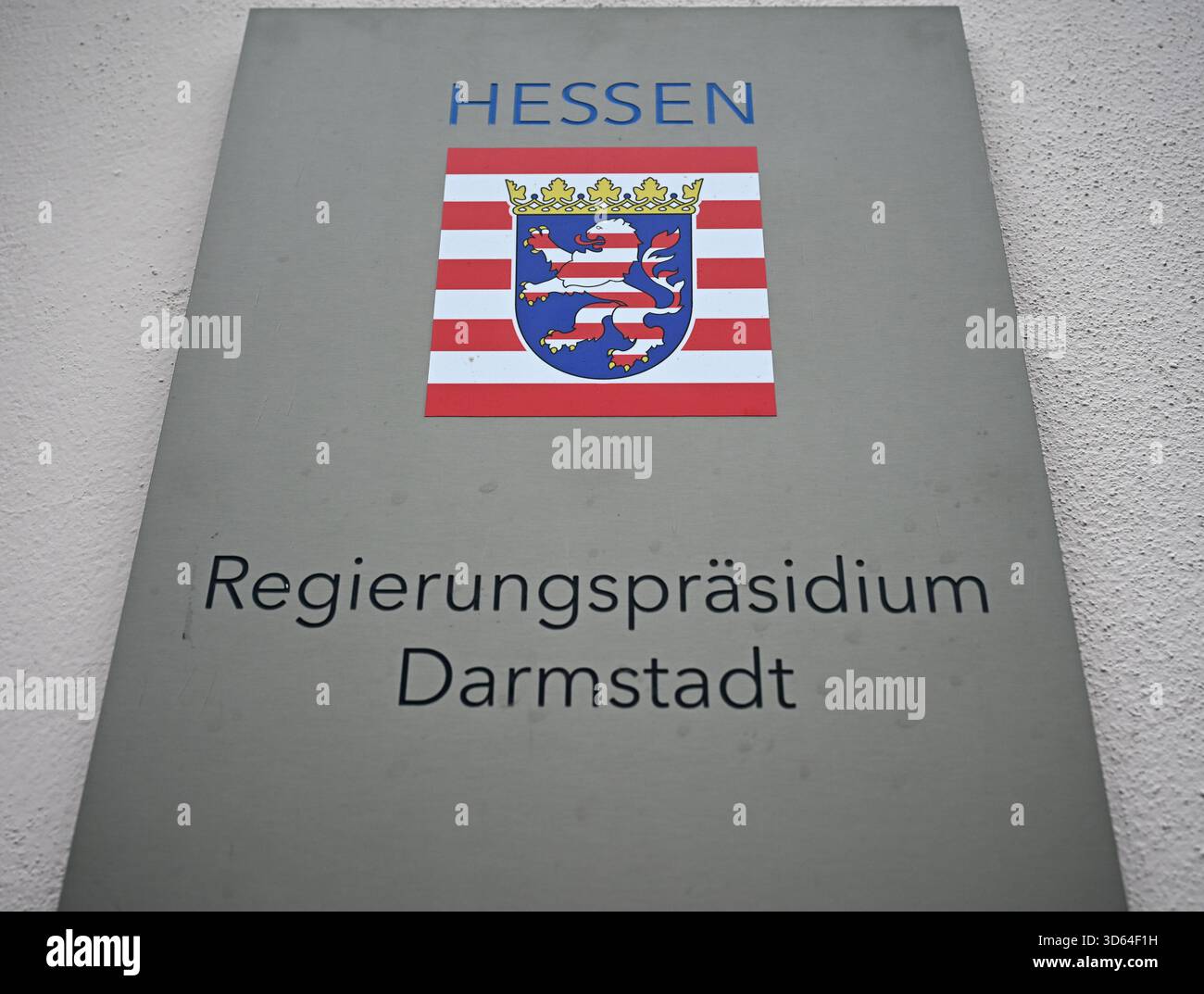 SYMBOL - 28 October 2025, Hesse, Darmstadt: A sign with the inscription ...